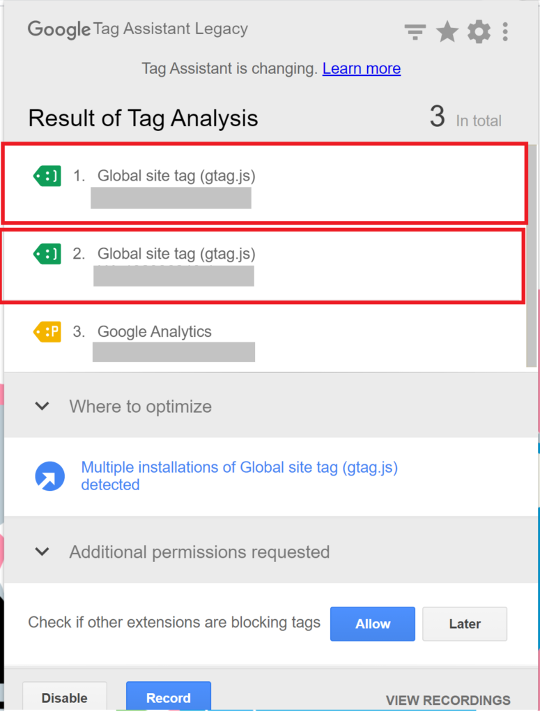 Googleアナリティクスタグの重複・二重計測をTag Assistant Legacyで確認 - Blog To Become Human